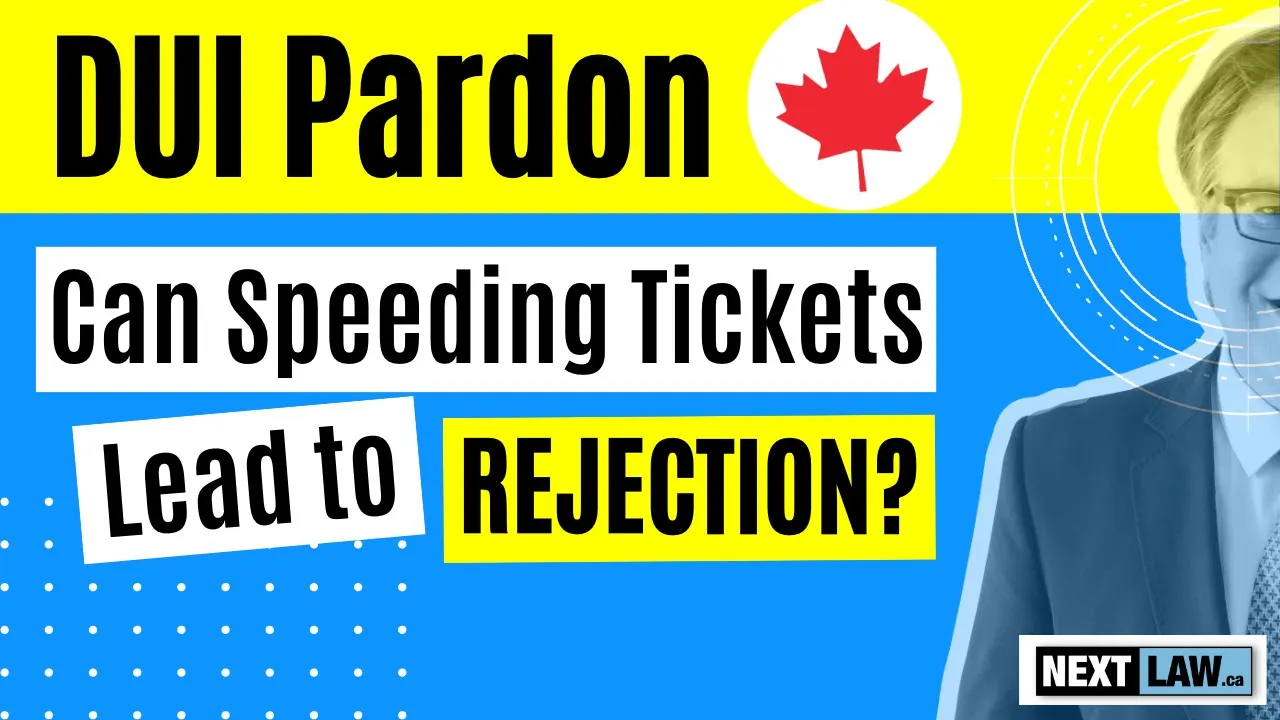 DUI Pardon: Can speeding tickets lead to Pardon rejection? - Nextlaw ...
