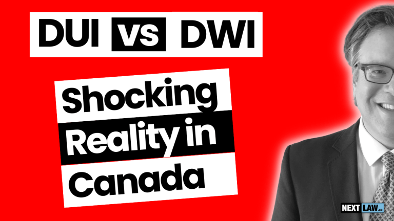 DUI vs DWI: Understanding Impaired Driving in Canada