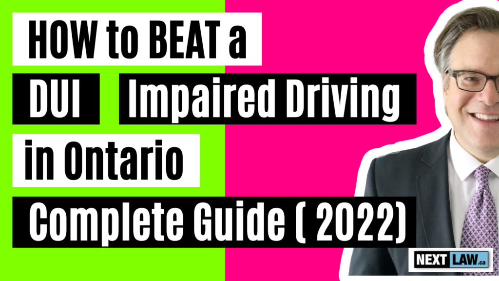 Complete Guide To Beating A Dui Impaired Driving Charge