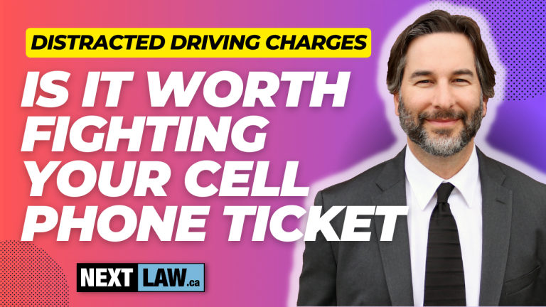 Is it worth fighting a Cell Phone Ticket in Ontario?